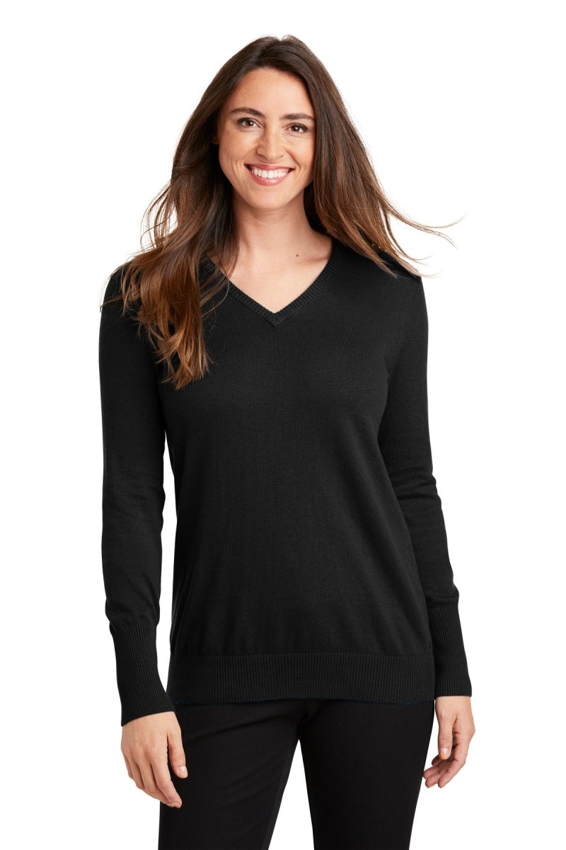 Port AuthorityÂ® Ladies V-Neck Sweater. LSW285 – uslegacypromotions